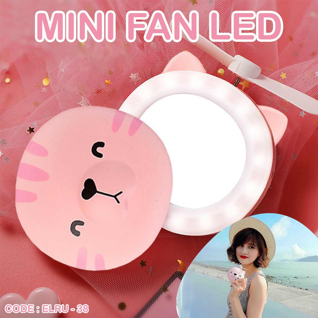 Jual MINI FAN LED . Kipas Genggam Kipas Angin Portable Kipas Lipat ...