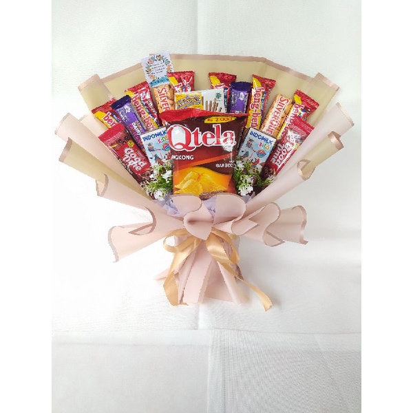 Jual BUKET SNACK | BUKET JAJAN | SNACK BUCKET | BOUQUET | Shopee Indonesia