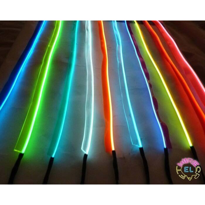 Jual EL Wire/flexible neon wire/led wire 3 Meter with power supply ...