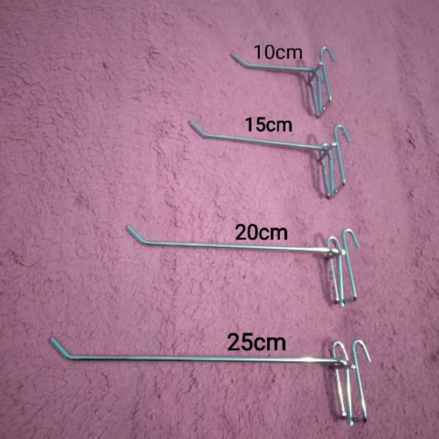 Jual CANTOLAN HOOK RAM CHROM 25cm ( harga per 10 pcs/ 1 ikat) | Shopee ...