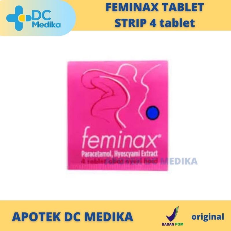 Jual Feminax tablet 4 tab / Obat nyeri Haid / Obat Menstruasi / Obat ...