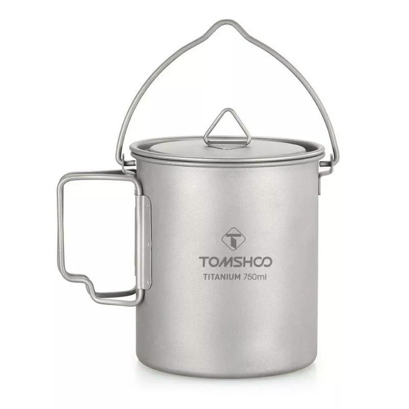 Jual Tomshoo Titanium Mug Cup Pot Ultralight 750ml | Shopee Indonesia