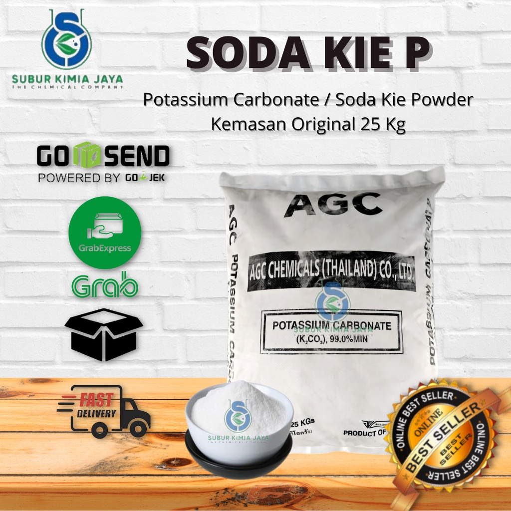 Jual Potasium Carbonate / Soda Kie P / AGC FOOD 25 kg | Shopee Indonesia