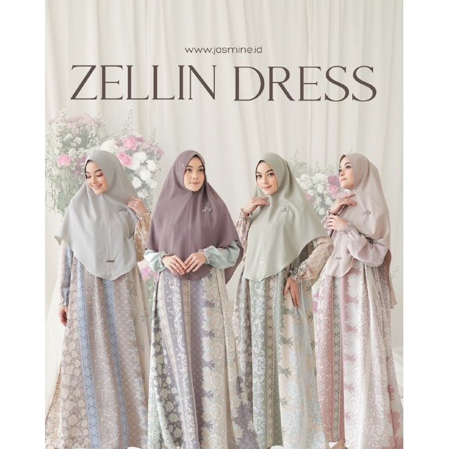 Jual ZELLIN DRESS JASMINE BY LIDIAHADIWINOTO / GALLERY AMINAH | Shopee ...