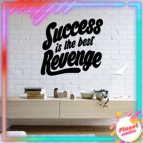 Jual Stiker Dinding Rumah Office Wall Sticker Succes Is The Best ...