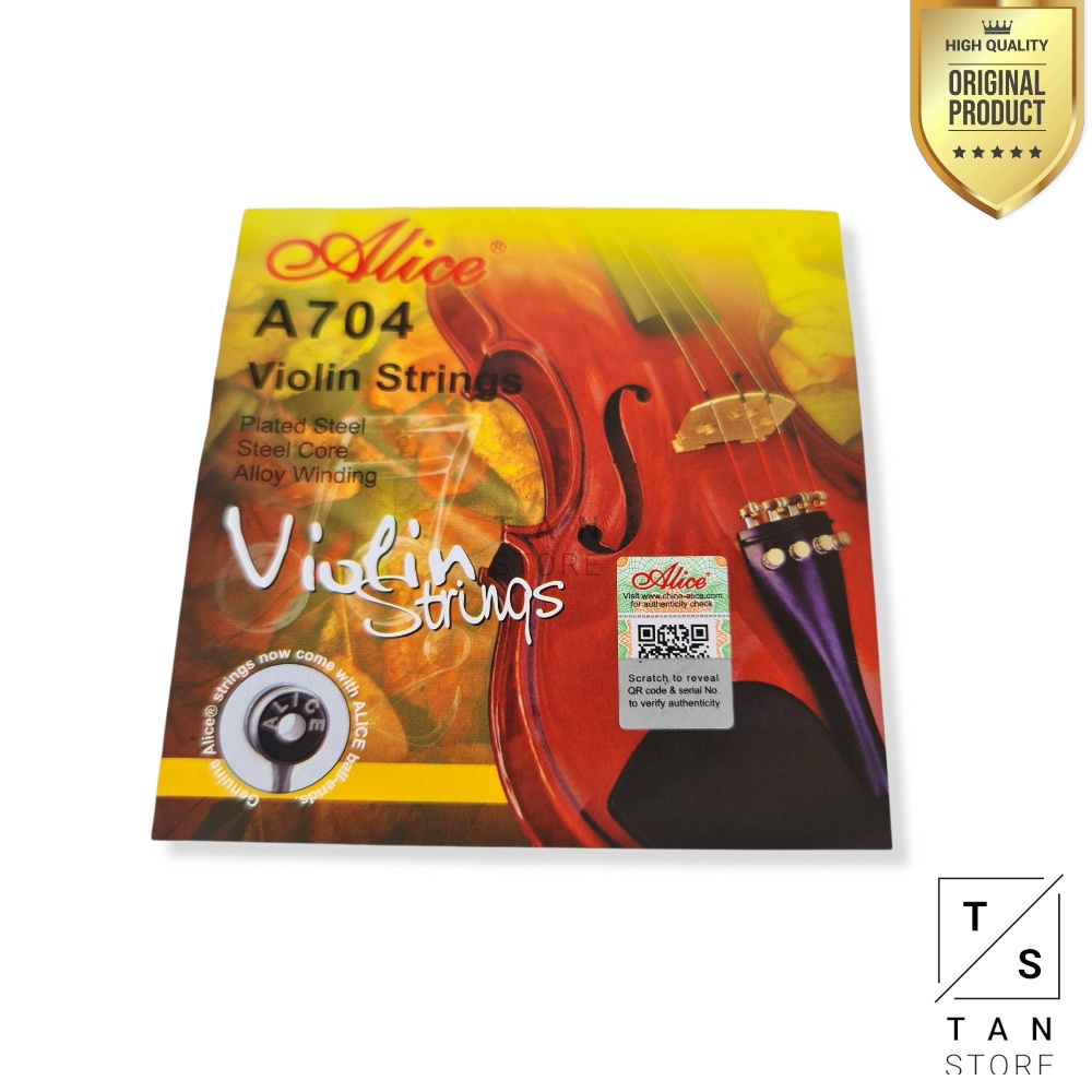 Jual ORIGINAL Senar String Biola Violin Alice | Shopee Indonesia