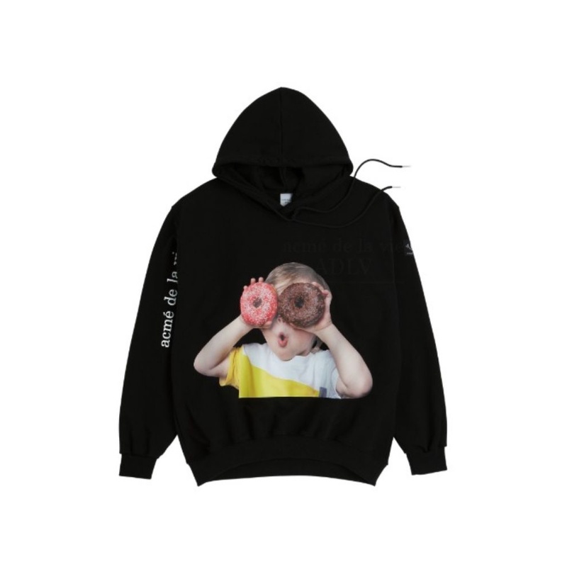 Jual [ADLV] Acmedelavie Hoodie Black Donut 1 | Shopee Indonesia