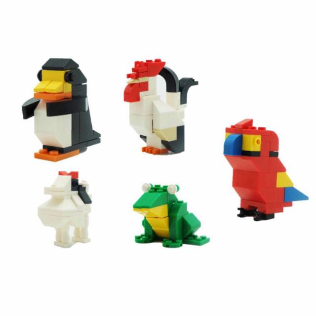 Jual Pooboo mini animal bricks / lego mini animal / lego mini karakter ...