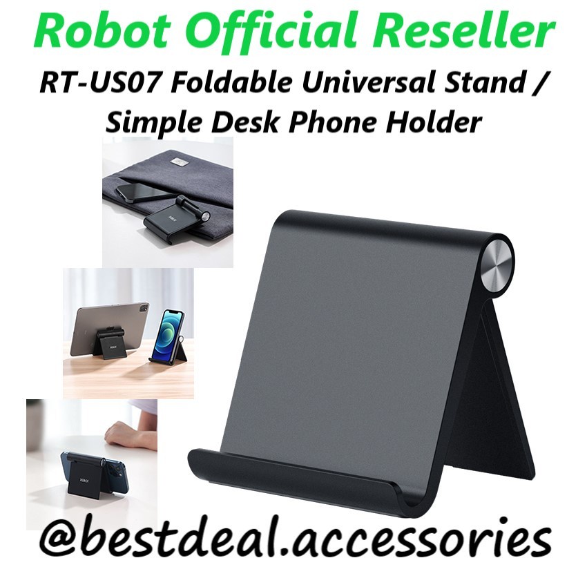 Jual Robot RT-US07 Foldable Stand Desk Phone Tablet Holder (New RT-US01 ...