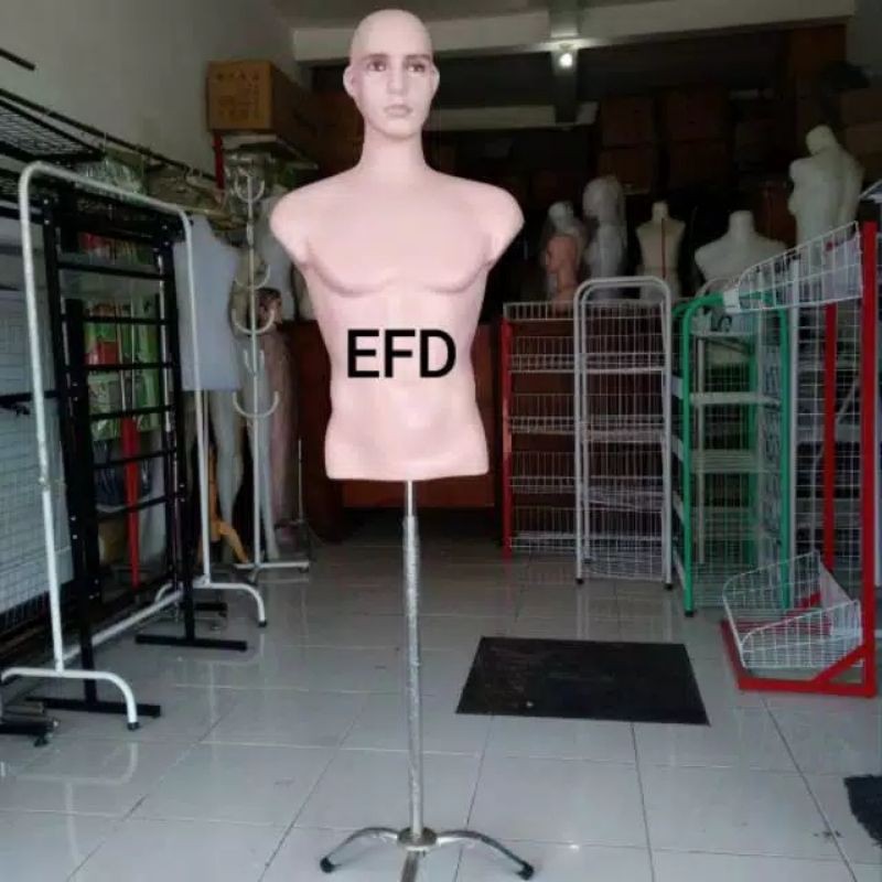 Jual MANEKIN COWOK KEPALA BOTAK SET PENYANGGA | Shopee Indonesia