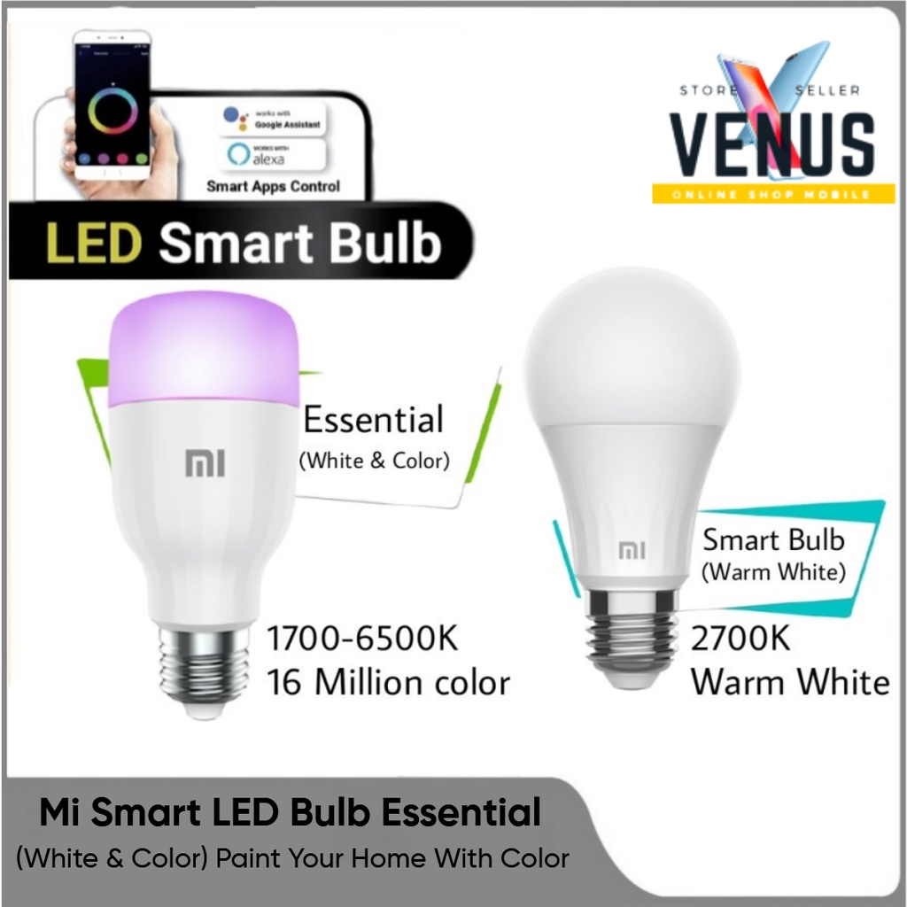 Jual Mi Smart LED Bulb Essential Bohlam Lampu Smart White & Color ...