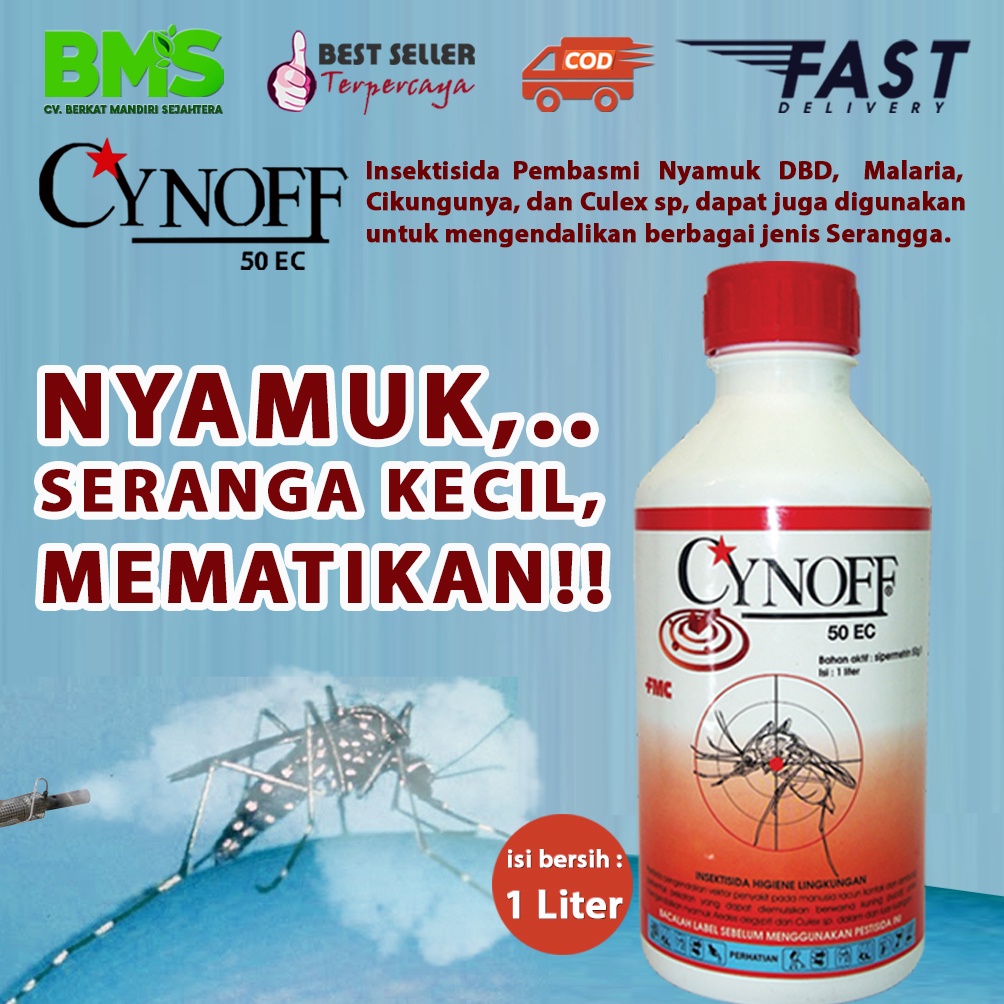 Jual CYNOFF 50EC Chemical Fogging Pembasmi Nyamuk DBD, Malaria ...