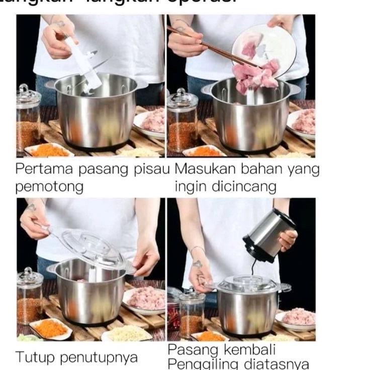 Jual Produk Terviral BLENDER DAGING / MEET GRINDER STAINLESS STEELL 2 ...