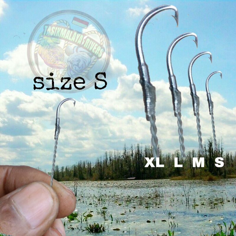 Jual satu set ukuran S M L XL parang mantap senar nilon damil urek ...