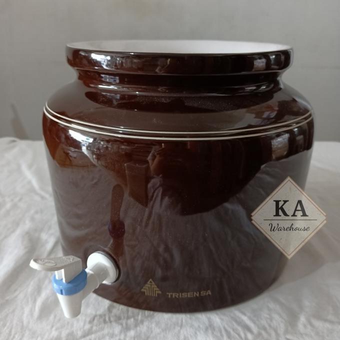 Jual Guci Air / Guci keramik / guci galon Trisensa (Gojek/Grab ...