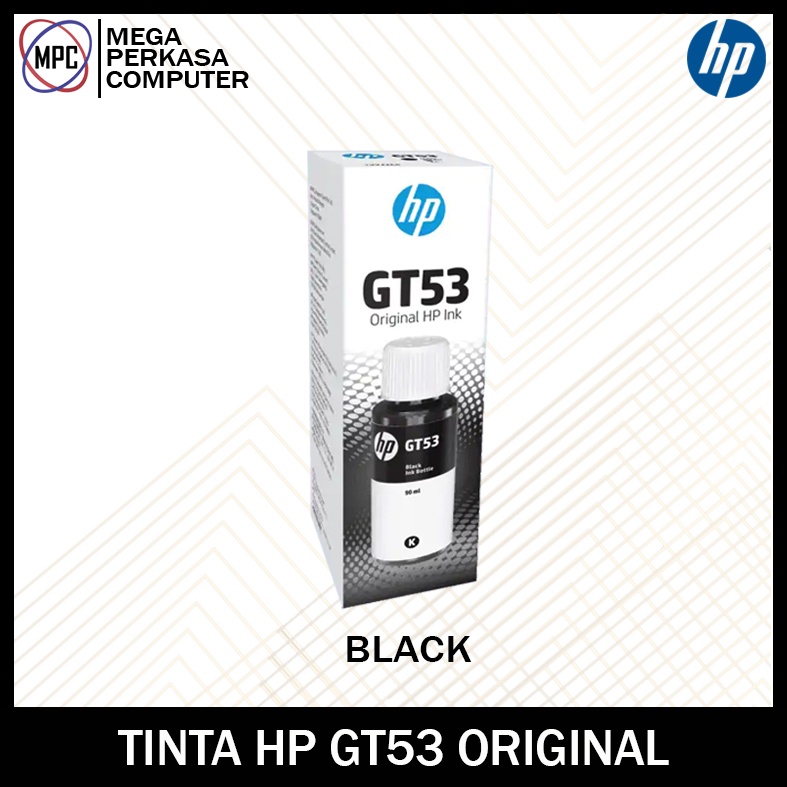 Jual Tinta HP GT53 90-ml Black Original Ink Bottle GT 5810 GT 5820 HP ...