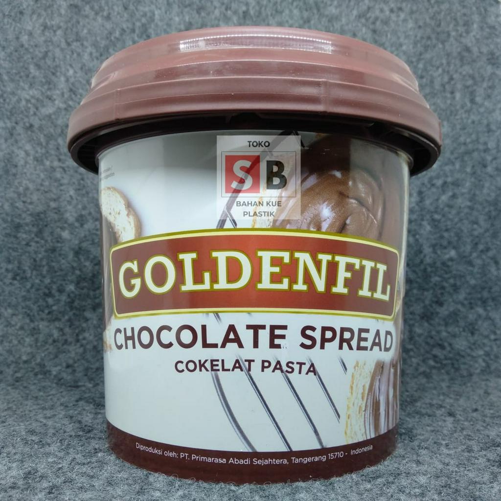 Jual GOLDENFIL CHOCOLATE SPREAD 1 KG/ GOLDENFIL SELAI RASA COKLAT 1 KG ...