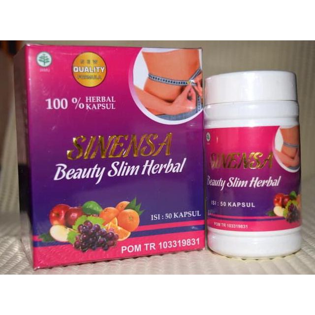 Jual Sinensa Beauty Slim Herbal / Suplement Langsing Bpom | Shopee ...