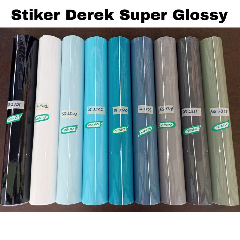 Jual Sticker Derek Super Glossy (Meteran) Lebar 50cm | Shopee Indonesia