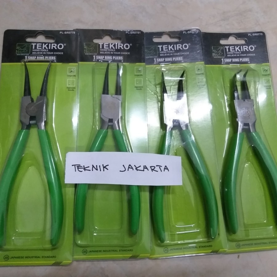Jual Tang set Snap Ring IB EB IS ES TEKIRO ( 4 pcs ) | Shopee Indonesia