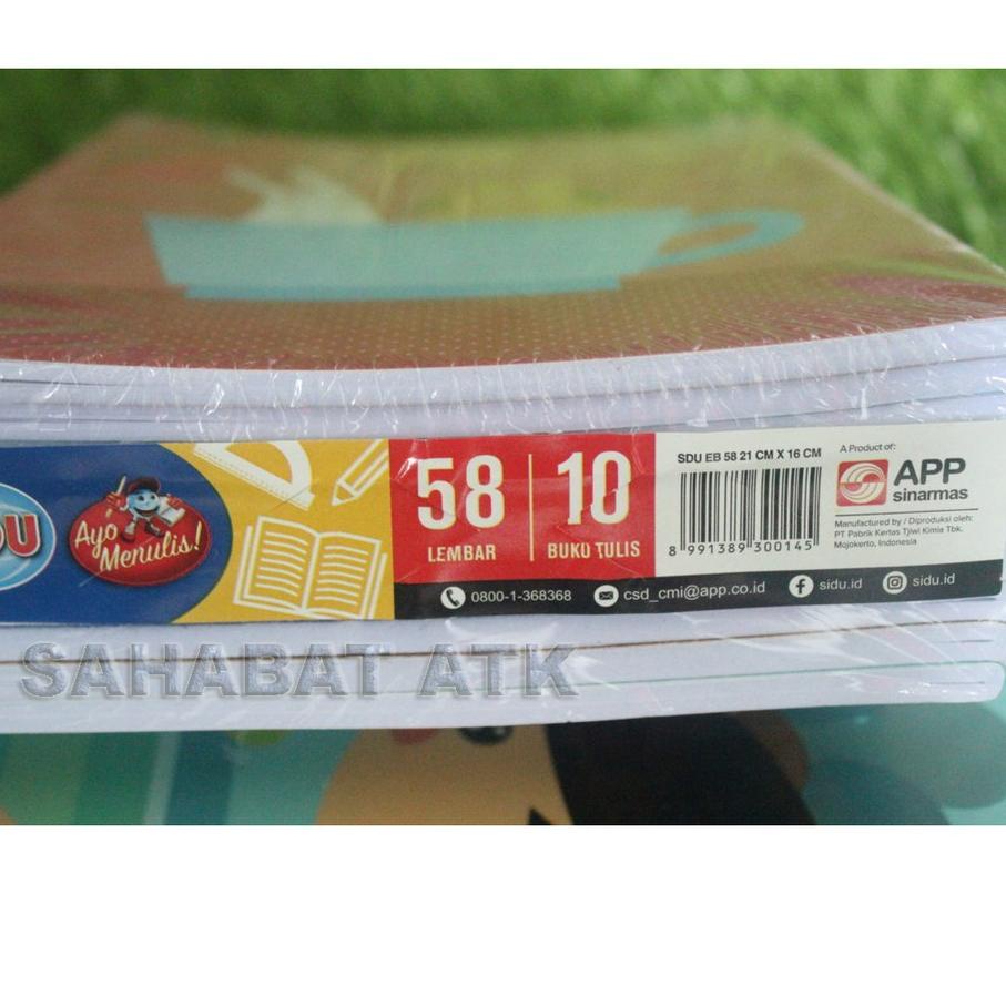 Jual Online Shop SIDU BUKU 58 / BUKU TULIS / BUKU MURAH % | Shopee ...