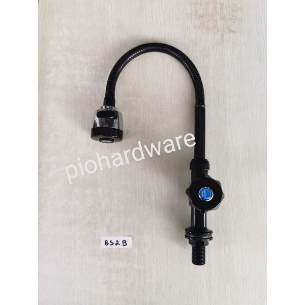 Jual PIOHARDWARE - KRAN ANGSA FLEXIBEL SOLIGEN BS2 HITAM | Keran Dapur ...