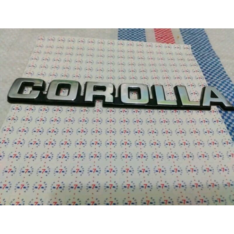 Jual LOGO/EMBLEM BAGASI TOYOTA COROLLA DX | Shopee Indonesia