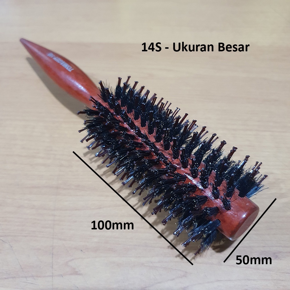 Jual Wood Comb Sisir Bulat Gagang Kayu Polos | Shopee Indonesia