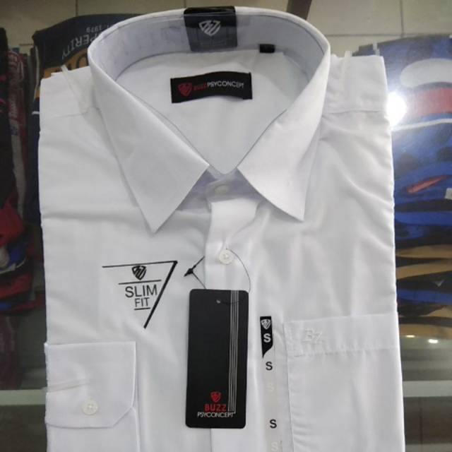 Jual Hem putih polos slimfit | Shopee Indonesia
