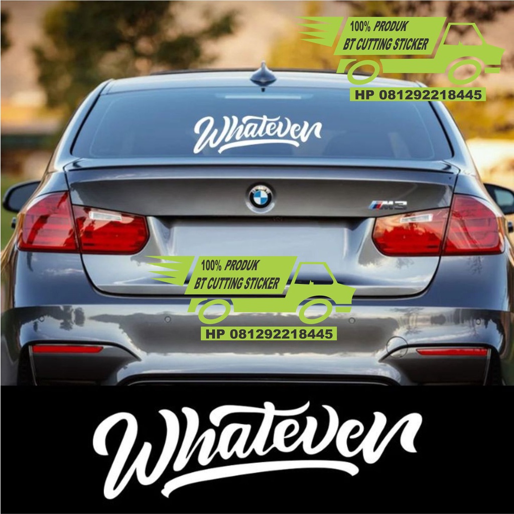 Jual BT stiker kaca mobil stiker whataven modifikasi mobil stiker keren ...
