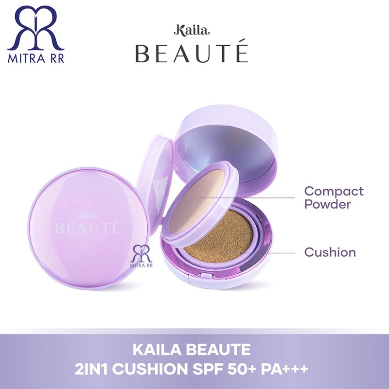 Jual Cushion Kaila Beaute 2in1 SPF 50+ PA+++ | Foundation + Compact ...