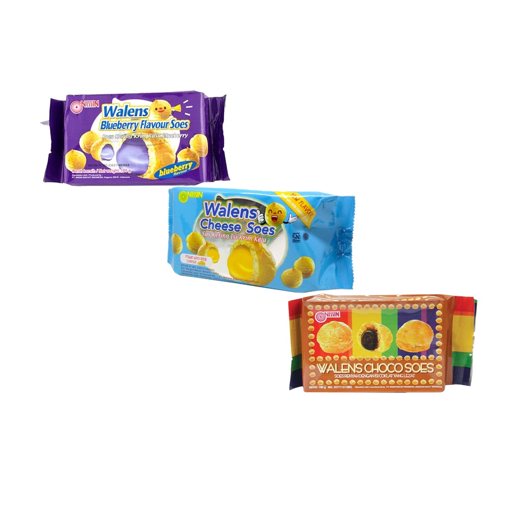 Jual Nissin Walens Soes 100gr/Roti Kering/Biskuit/Snack | Shopee Indonesia