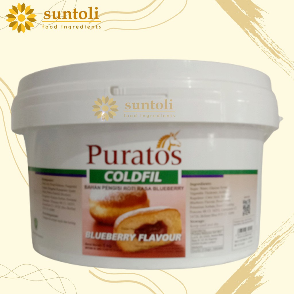 Jual PURATOS COLDFIL BLUEBERRY / Selai Bluberi Siap Pakai - 5 kg ...
