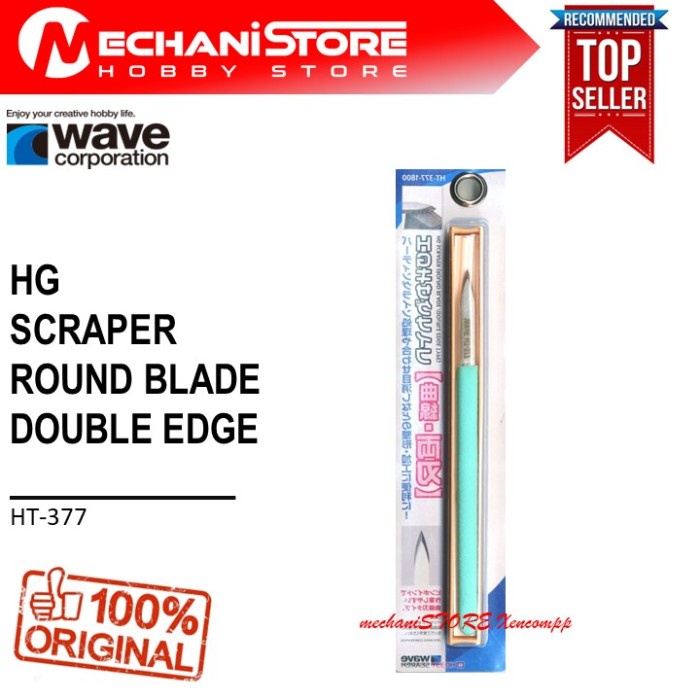 Jual WAVE HG SCRAPER KNIFE CURVE / DOUBLE EDGE HT-377 - CUTTER CUTTING ...