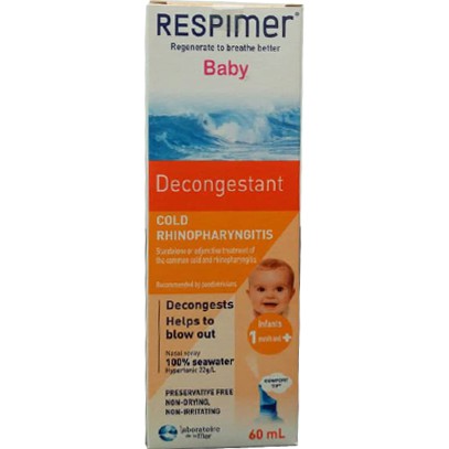 Jual RESPIMER BABY DECONGESTANT 60 ML / 115 ML NASAL SPRAY | Shopee ...