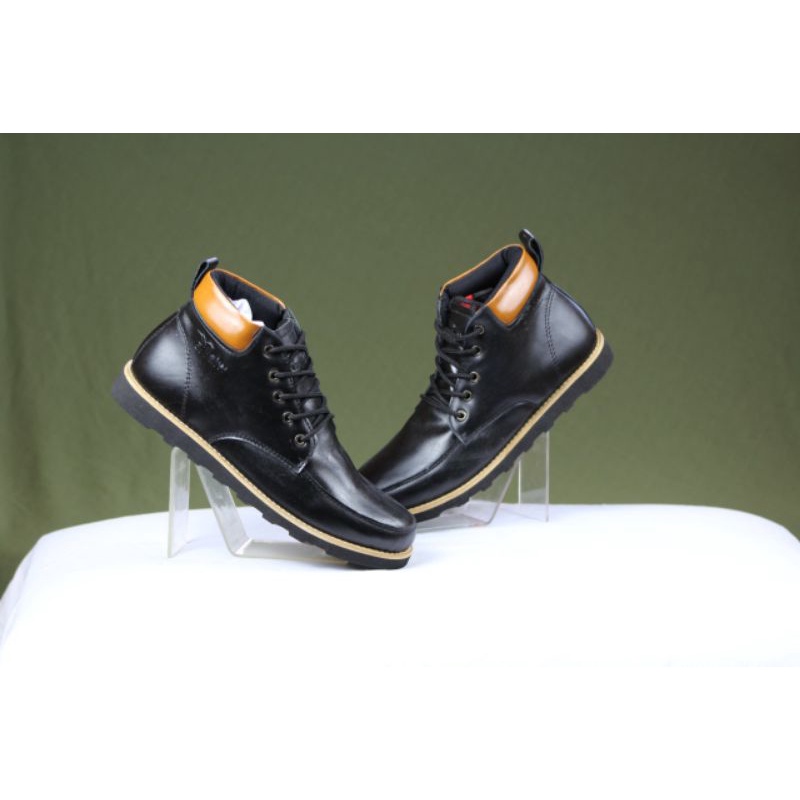 Jual Sepatu pria keren - BOOT LEATHER | Sepatu Reylman Boots Boots Pria ...