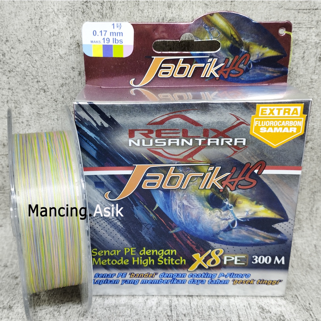 Jual Senar PE Jabrik Ukuran 1 1.5 2 2.5 3 3.5 4 5 6 8 - Tali Pancing ...