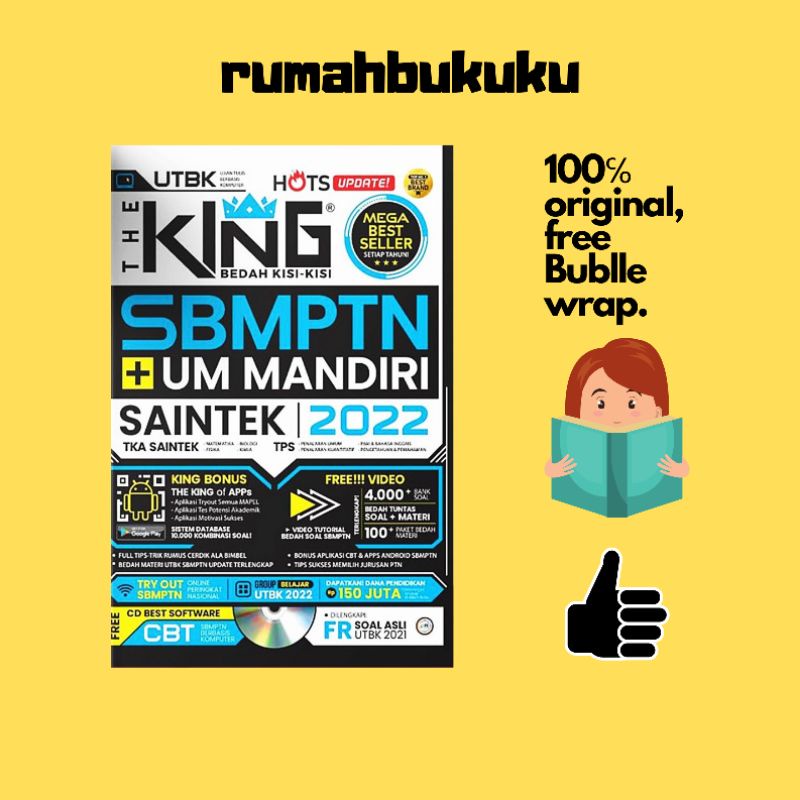 Jual Buku The King Bedah Kisi2 2022 Saintek Sbmptn & Um Mandiri | Shopee Indonesia