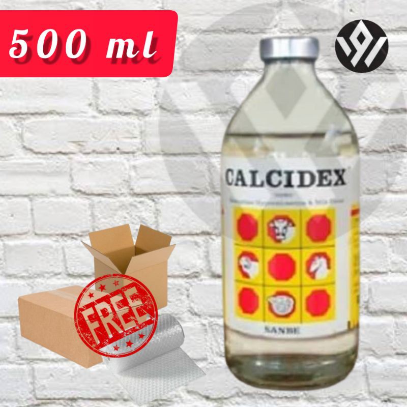 Jual Calcidex - Larutan Injeksi Kalsium Sapi Kambing dll - 500 ml ...