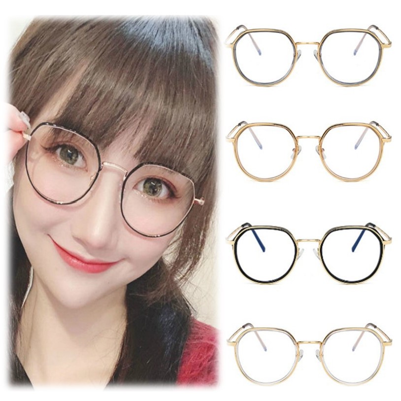 Jual WBS Kacamata Wanita Pria Antiradiasi Kacamata Anti Radiasi Metal Gaya Retro Untuk Pria ...