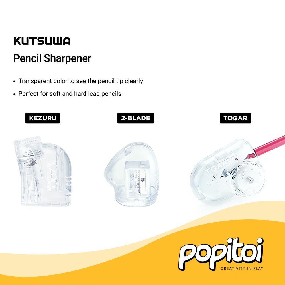 Jual KUTSUWA Pencil Sharpener 2-BLADE / KEZURU / TOGAR rautan pensil | Shopee Indonesia
