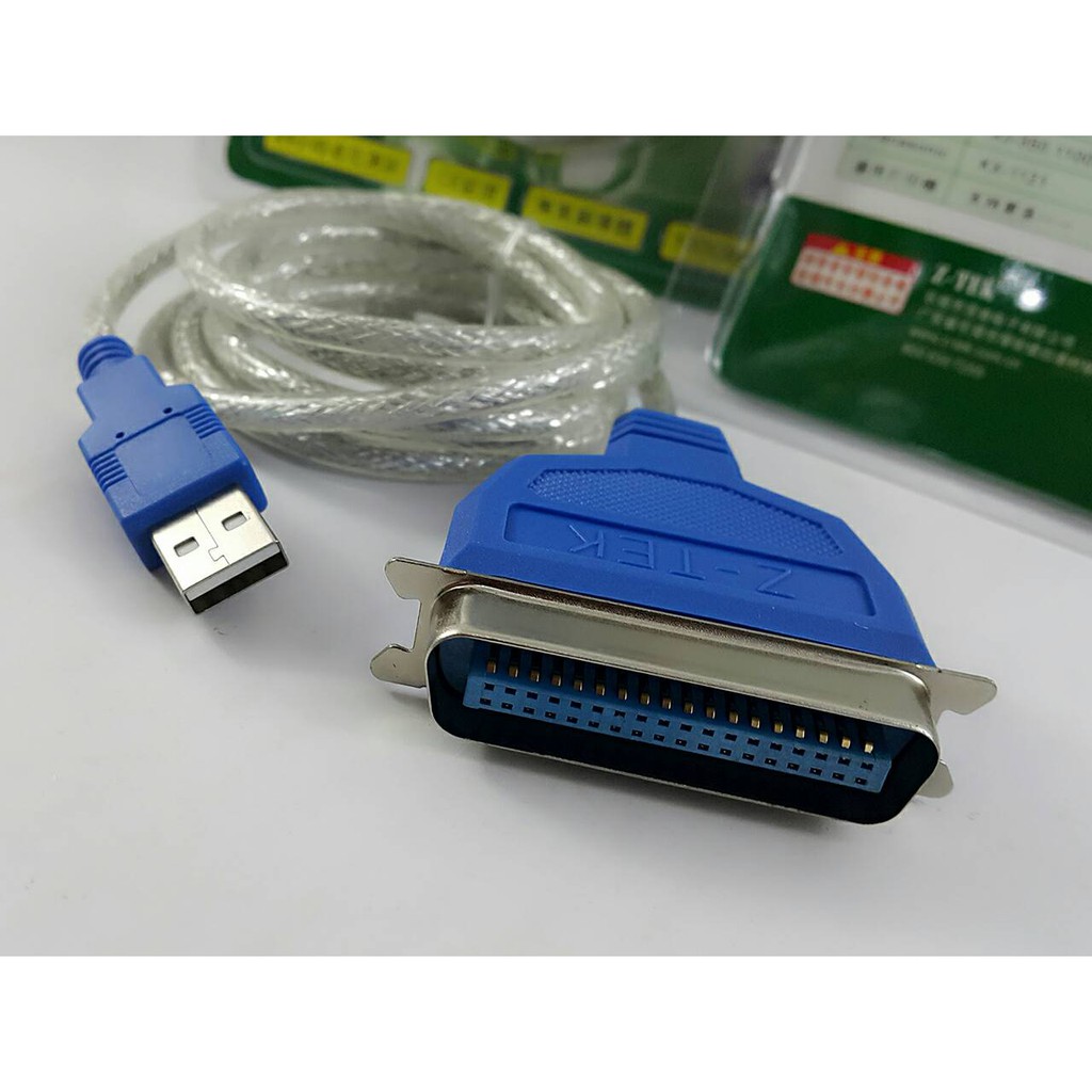 Jual CABLE USB TO PRINTER PARALEL ZTEK | Shopee Indonesia