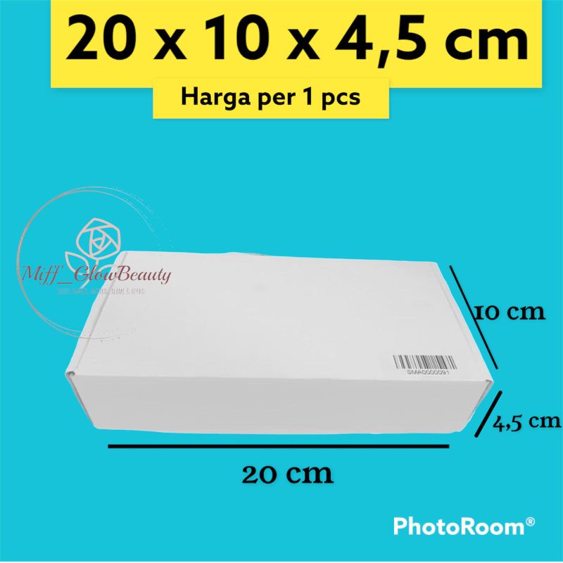 Jual Kardus Packing putih uk 20x10x4,5cm (ECER) Die Cut Box Kotak ...
