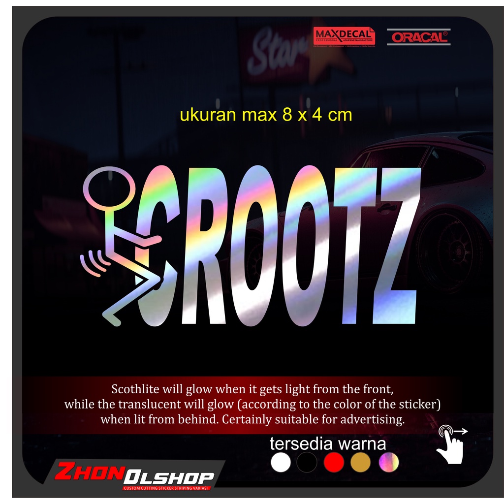 Jual Stiker Crootz Cutting Stiker Sexy Croot Stiker Sex Cutting Sticker