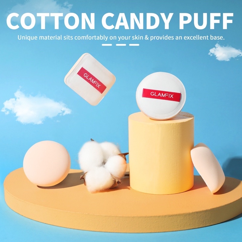 Jual GLAMFIX COTTON CANDY PUFF SERIES ISI 1 PCS | Shopee Indonesia