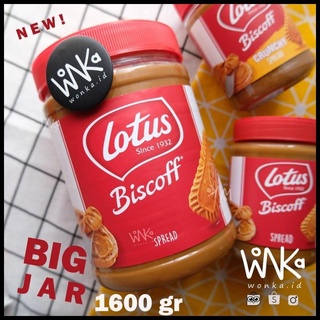 Jual Big Lotus Biscoff Jar Spread 1600Gr Topping Selai Cookies Jumbo ...