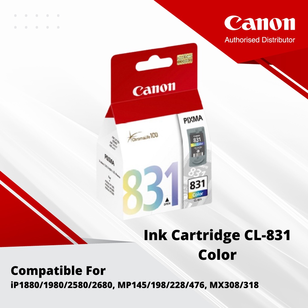 Jual Canon Ink Cartridge CL-831 Color | Shopee Indonesia