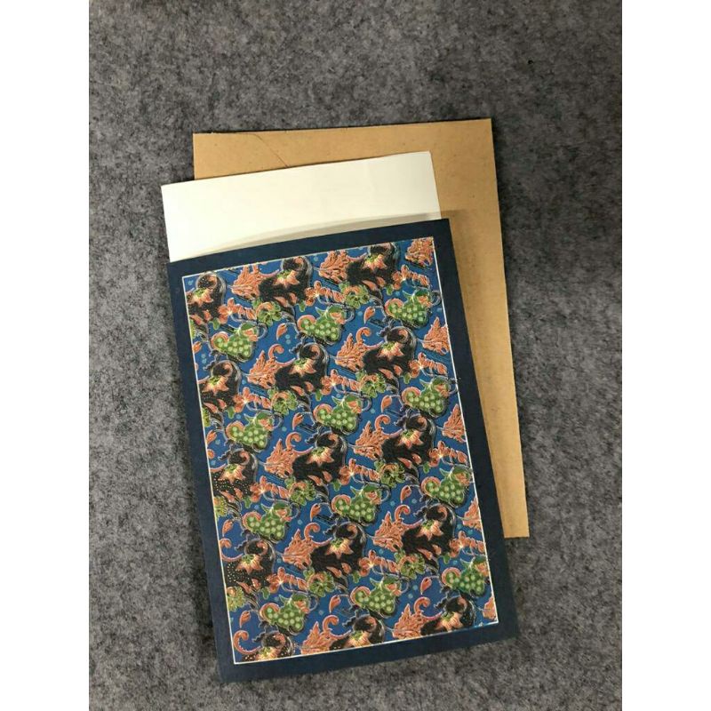 Jual Blank Card Batik / Kartu Ucapan Motif Batik - B2206 | Shopee Indonesia