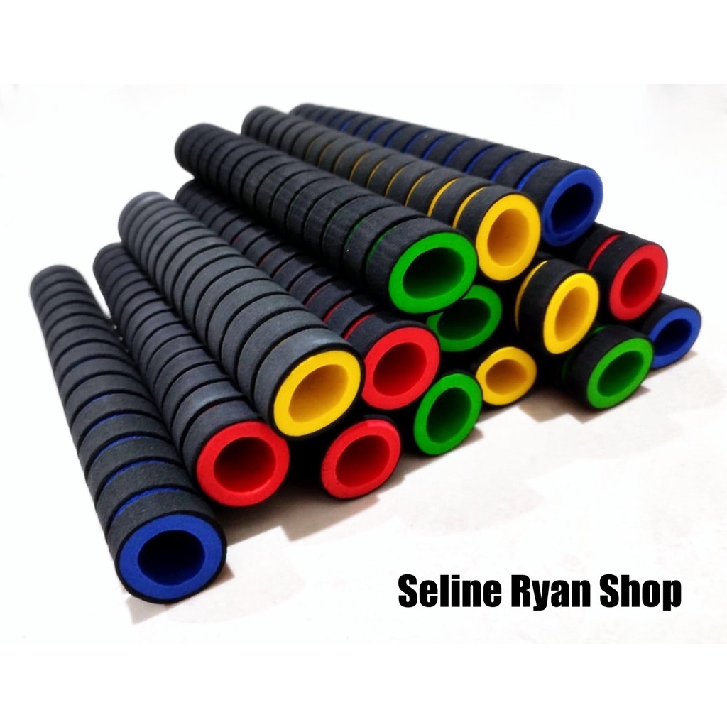 Jual Busa Stang Hand Grip Sepeda Onthel Motif Hitam Garis Warna ...