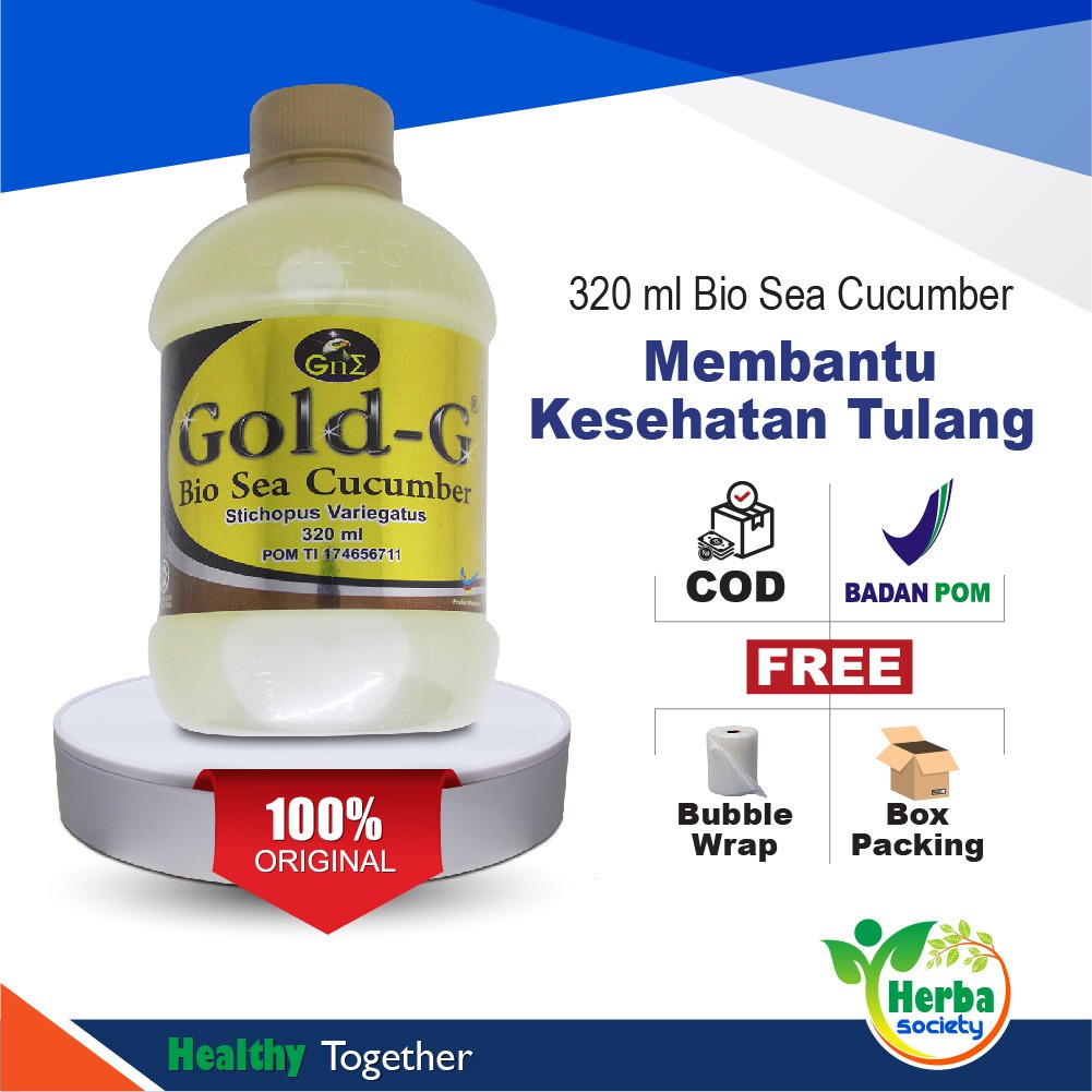 Jual Jelly Gamat Emas Gold G GNE 320ml Asli 100% Original | Shopee ...